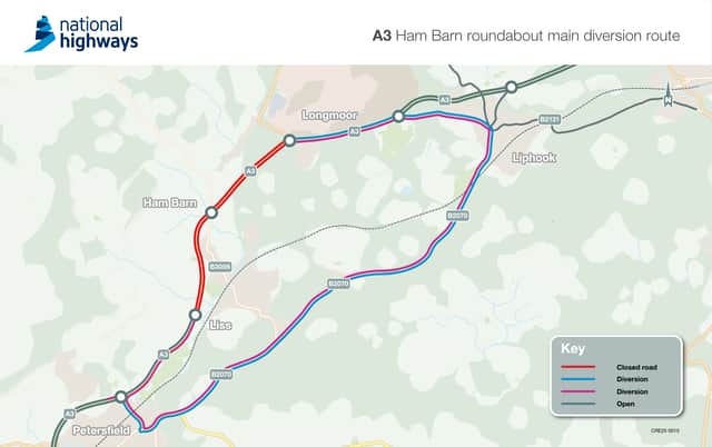 A3 Closures Begin This Evening With 16 Mile Diversion In Place Dates